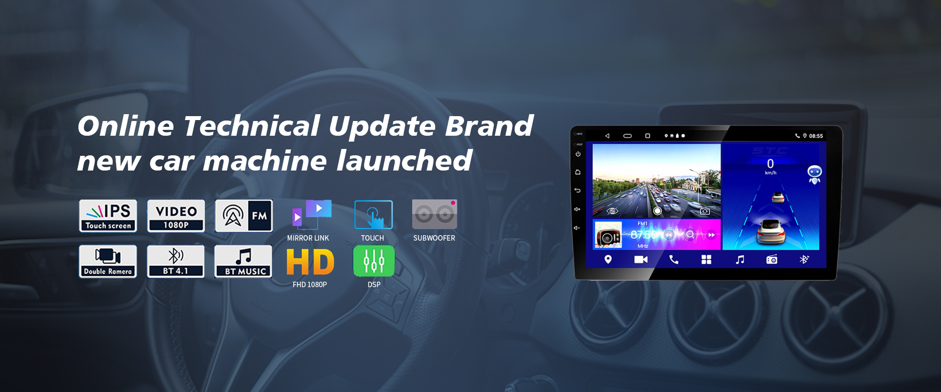 Car radio,car dvd player,car stereo,car touch screen - STC